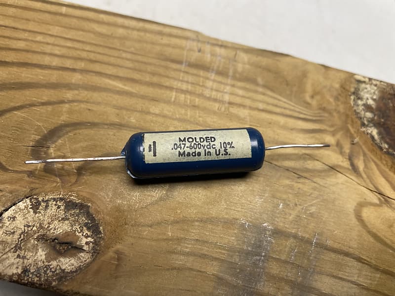 Ajax blue molded capacitor .047uf 400v | Reverb