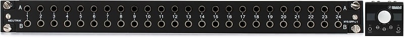 Neutrik NYS-SPP-L1 48-point 1/4" TRS Balanced Patchbay Bundle | Reverb