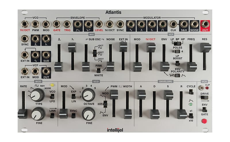 Intellijel Designs Atlantis SH-101 Style Synth Voice | Reverb UK