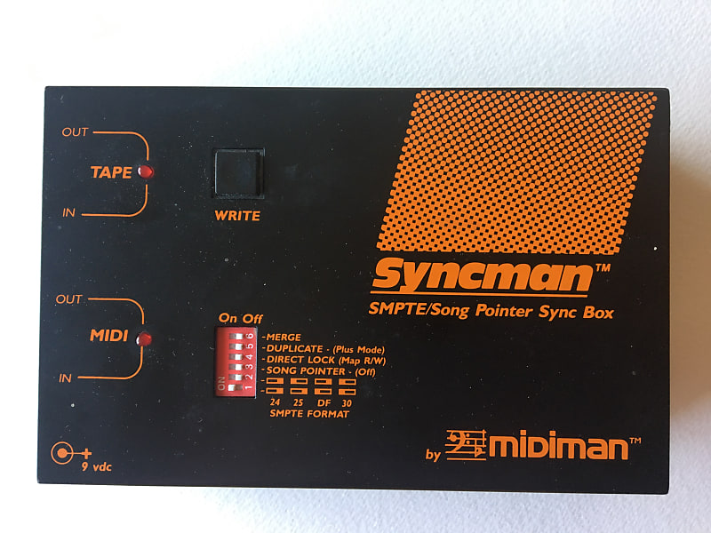 Midiman Syncman 1989 black / orange | Reverb