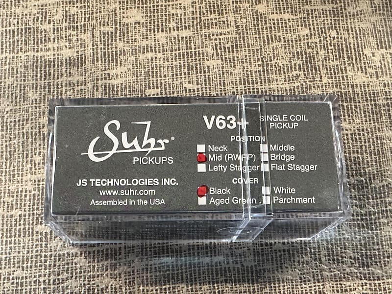 Suhr V63+ Single Coil Middle Pickup - Black | Reverb