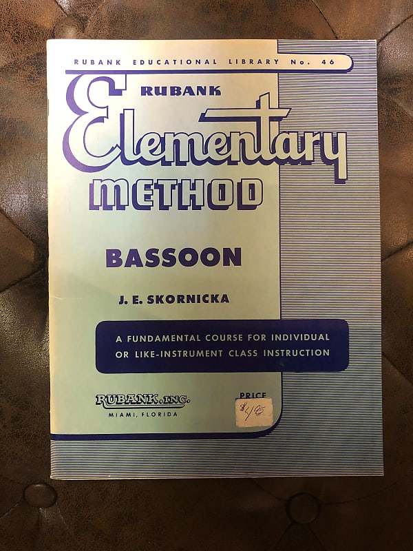 Rubank Elementary Method Bassoon | Reverb