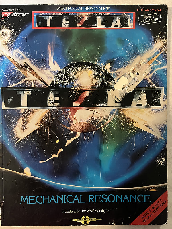 Tesla - Mechanical Resonanace - Guitar Tab / Tablature Book | Reverb