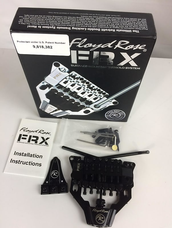 Floyd Rose FRX Surface-Mount Tremolo Bridge Kit Black | Reverb