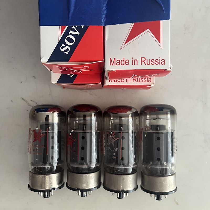 Sovtek 6550 Matching Quad | Reverb