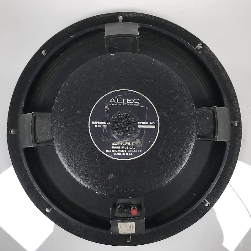 Vintage Altec 421-8LF 15” Professional Bass Driver | Reverb