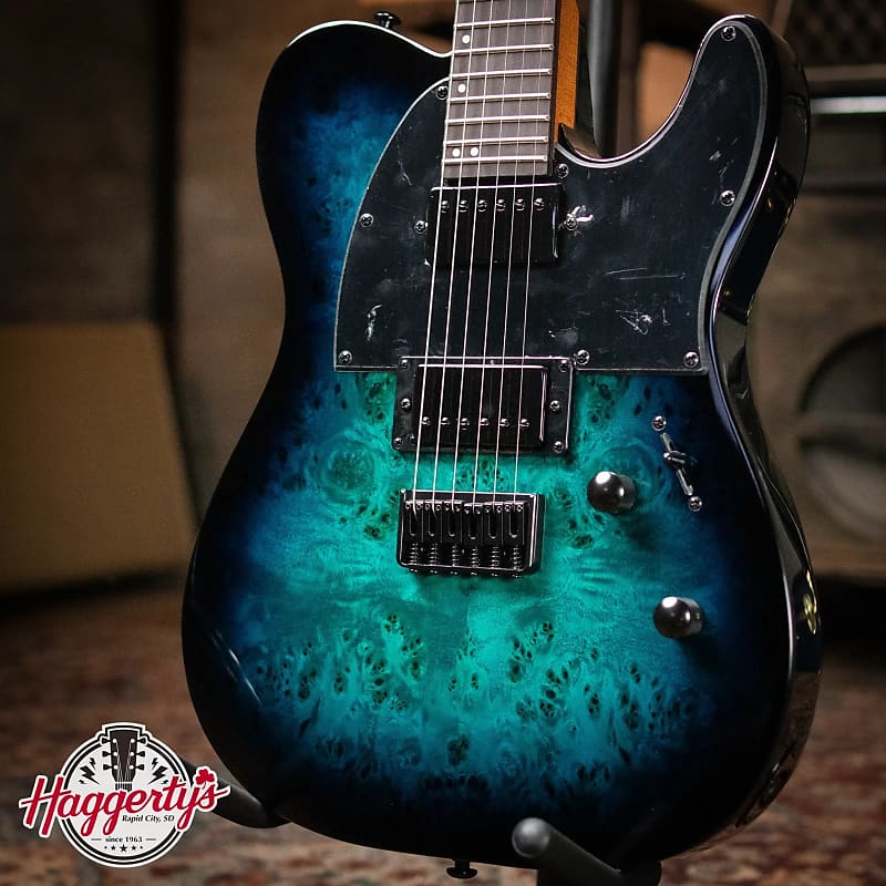 ESP LTD TE-200DX Electric Guitar - Blue Burst | Reverb