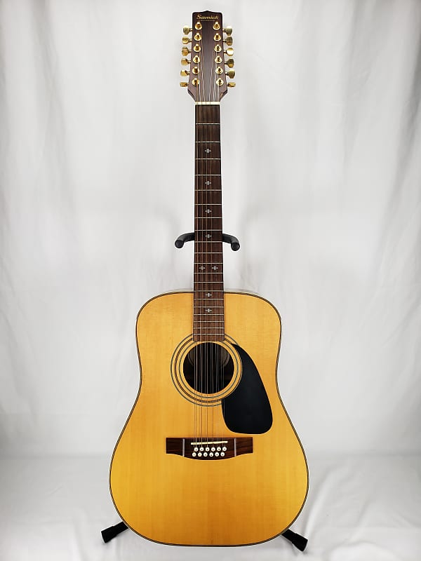 Samick SW-230HS-12 12-String Acoustic Guitar with Hard Case | Reverb