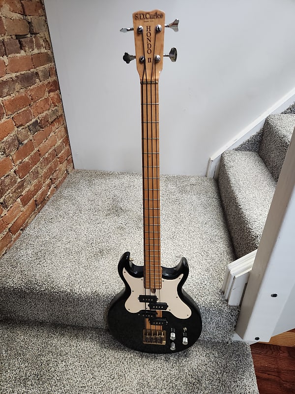 SD Curlee Designer Series Hondo II Bass 1970's - Black | Reverb