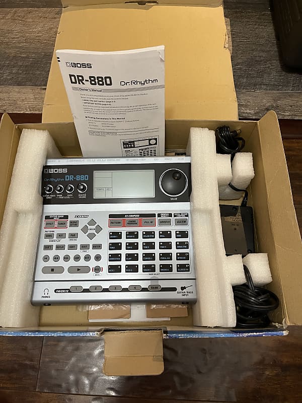 Boss DR-880 Dr. Rhythm Drum Rhythm Machine with Power Supply | Reverb