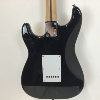 Used Squier STARCASTER STRAT Electric Guitars Black | Reverb