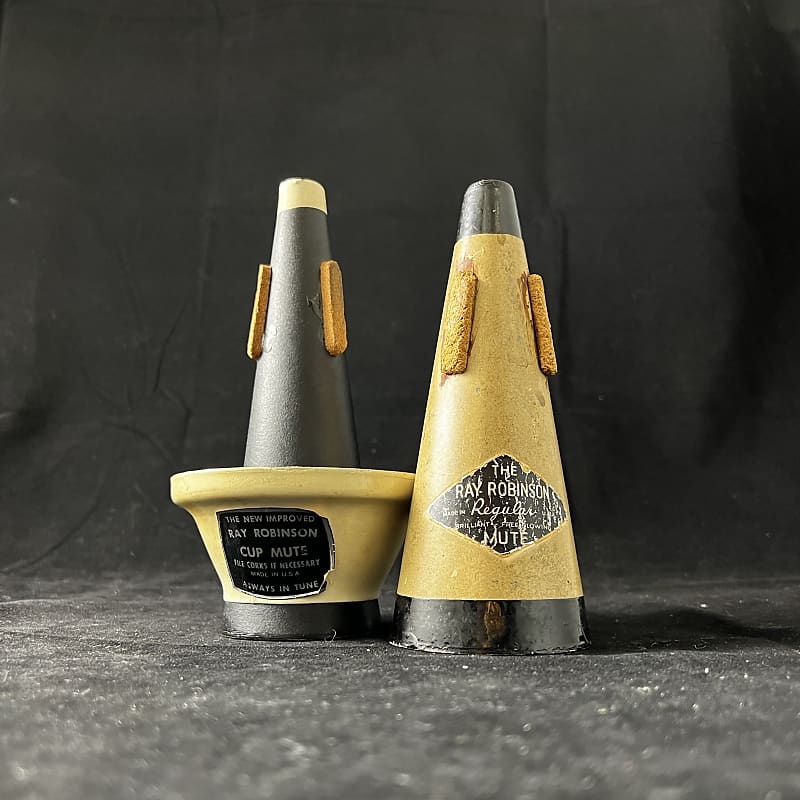 Ray Robinson Trumpet Straight and Cup Mute Pair | Reverb