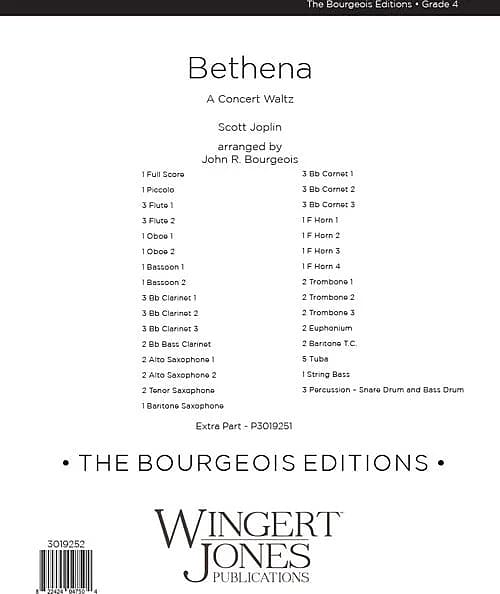 Bethena - Full Score | Reverb