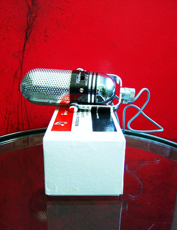 Vintage 1960's Fen-tone FM-18 crystal pill microphone High Z | Reverb