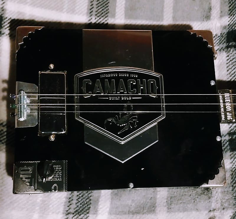 Bluesboy Jag Camacho Scorpion 3 string cigar box guitar | Reverb