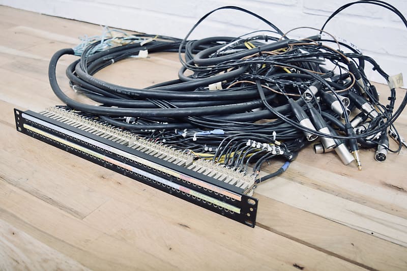 96 point TT Patchbay with Mogami snake cables in Excellent | Reverb UK