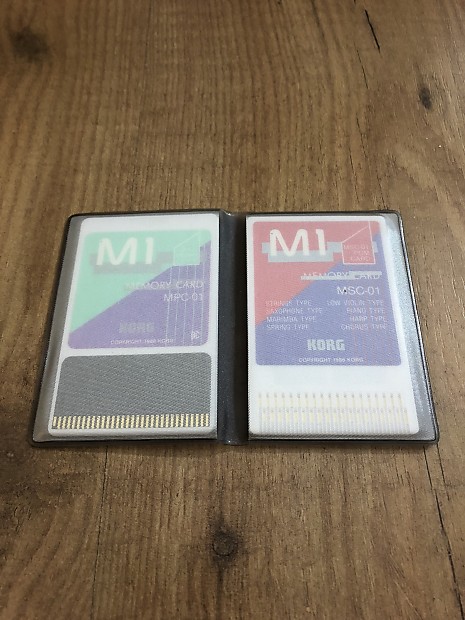 Korg MPC-01 & MSC-01 Memory Card for M1 / M1R / T3 / ... | Reverb