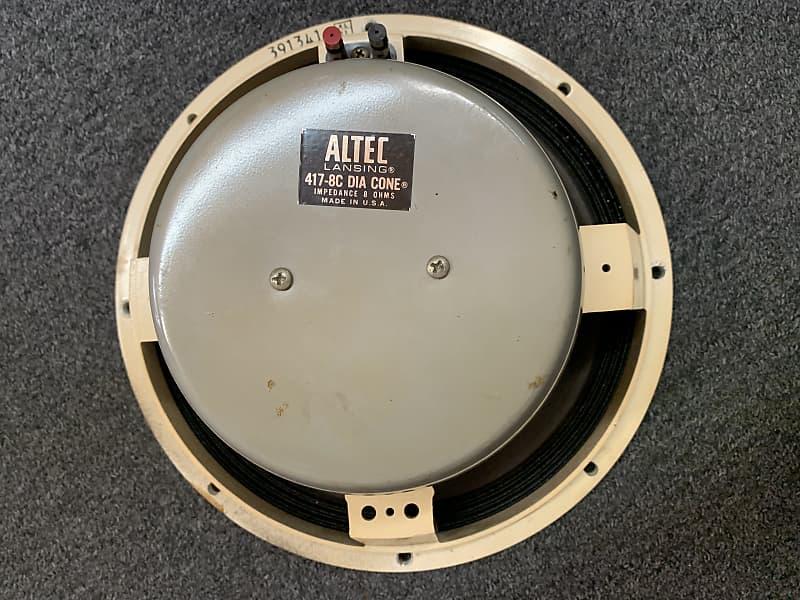 Altec 12" Speaker 8 Ohm Dia Cone 417-8C 1973 | Reverb