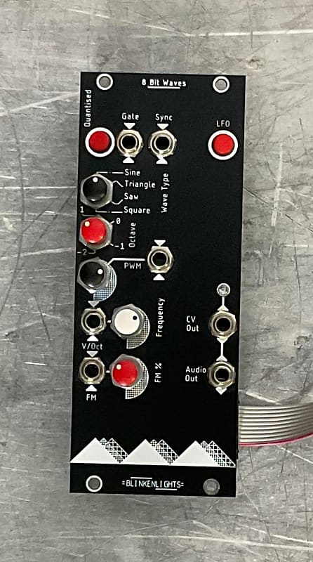 Blinkenlights 8 Bit Waves -VCO module for Eurorack | Reverb