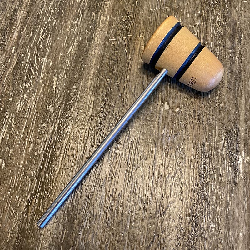 Lowboy Beaters Standard Wood Beater with Black Stripes | Reverb