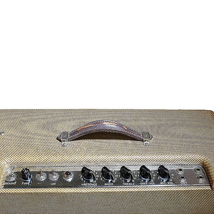 Fender Super 5F4 Narrow Panel 18-Watt 2x10" Guitar Combo 1956 | Reverb