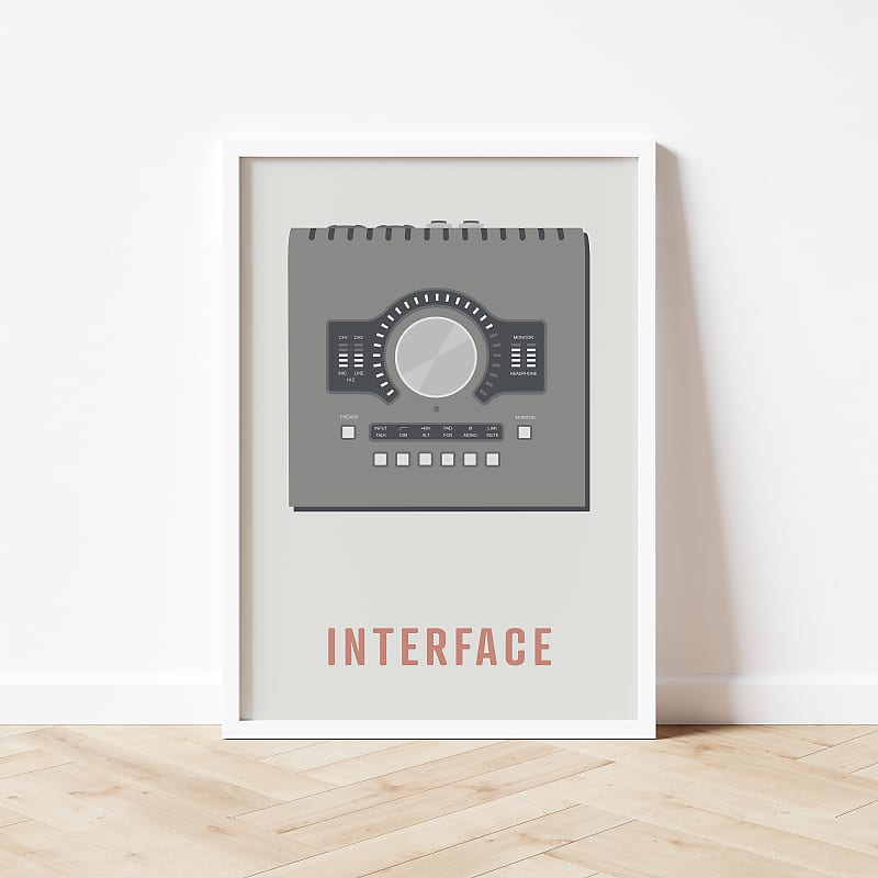 Audio Interface Print - Music Producer Poster, Music | Reverb UK