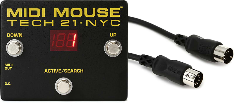 Tech 21 MIDI Mouse 3-button MIDI Foot Controller Bundle with | Reverb