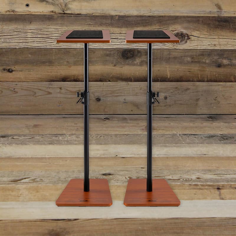 Open Box On-Stage SMS7500RB Pair of Rosewood Studio Monitor | Reverb