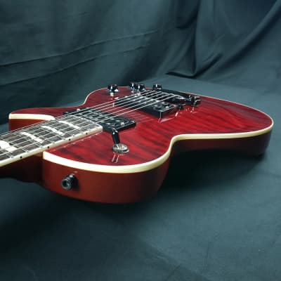 ESP Eclipse II 2006 See-thru Black Cherry Quilted Maple 4 | Reverb