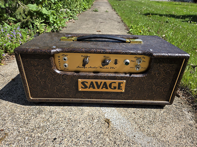 Savage Audio Macht 24 2010s - Tooled leather | Reverb