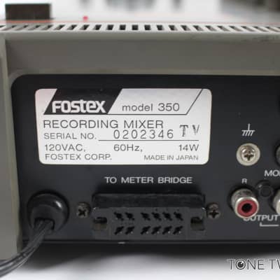 FOSTEX MODEL 350 Recording Mixer Console mix audio mixing * | Reverb