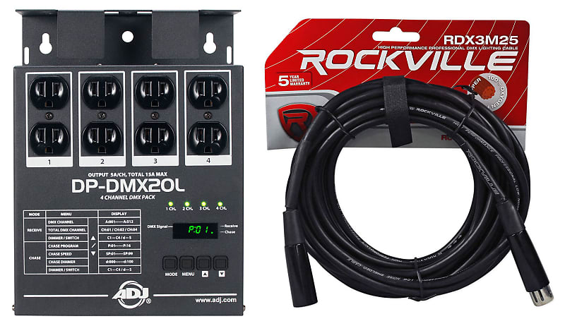 American DJ DP-DMX20L Portable 4 Channel Universal DMX | Reverb