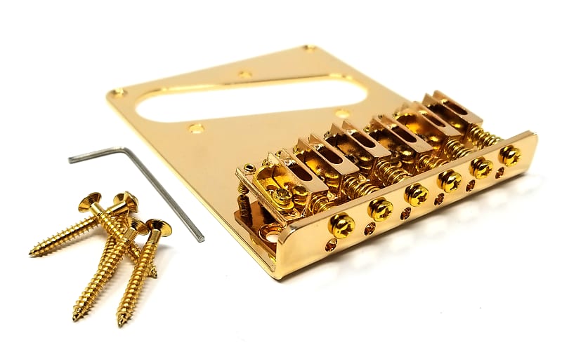 Brio 12 String Tele® Bridge Gold | Reverb