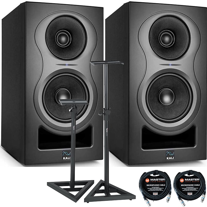 Kali Audio IN-5 5" 3-Way 160-Watt Recording Studio Monitors | Reverb