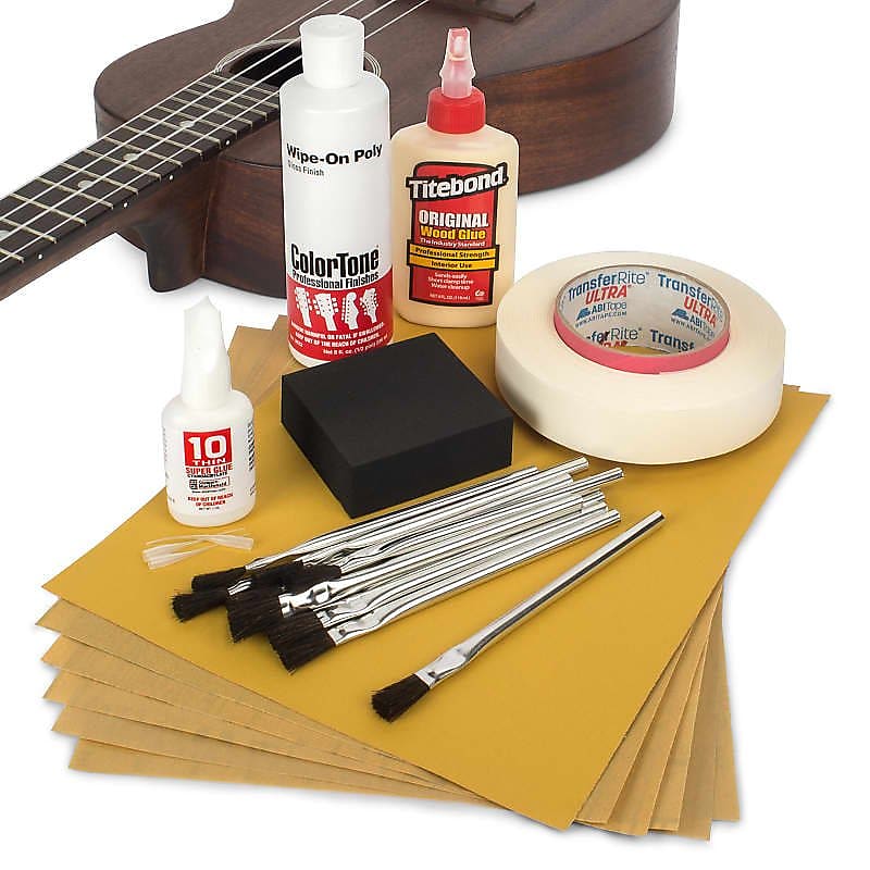 StewMac Essential Supply Set for Ukulele Kit Building | Reverb