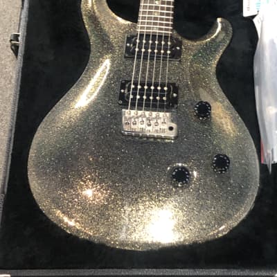 PRS CE-3 24 Fret Dot Abalone Inlays 1996 - Gold Holoflake | Reverb