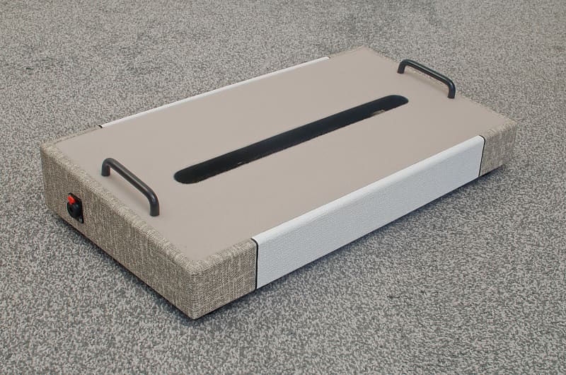 Handmade Guitar FX Pedalboard Vox Style Fawn & White Tolex | Reverb