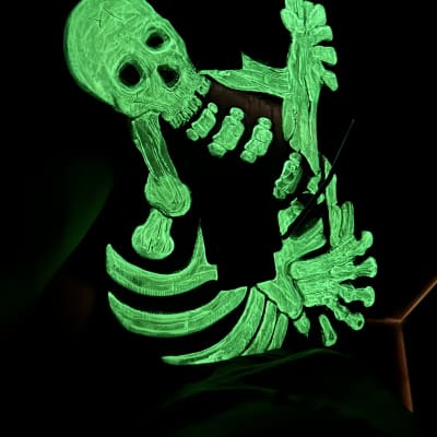 Custom ESP George Lynch Skeleton style - Color shift w/ | Reverb