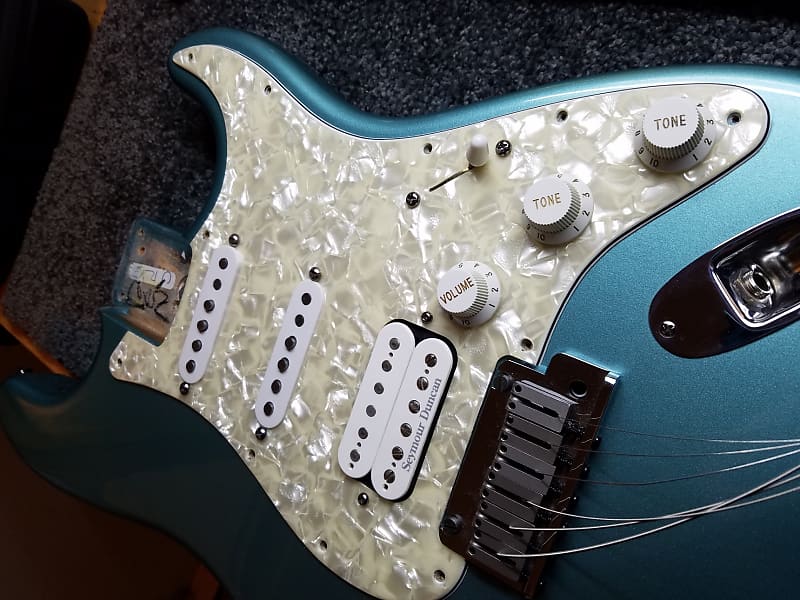 Fender Loaded Stratocaster Pickguard HSS Lone Star 1997 | Reverb