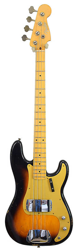 Fender PB 57 Relic 2-Color Sunburst MB-JS | Reverb