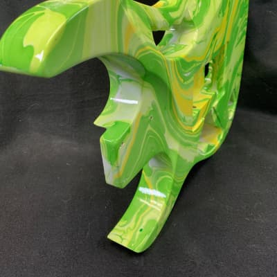 Swirled Alder 6 string Jem style guitar body, HSH, OSNJ - | Reverb