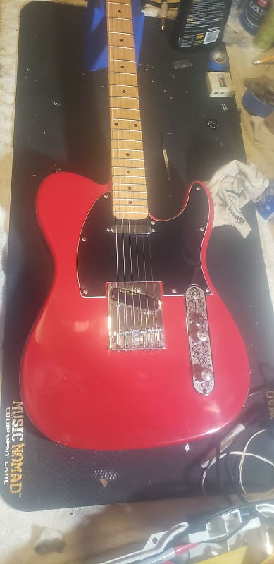 Epiphone Telecaster 1991 - Red. MULTIPLE UPGRADES, PICKUPS | Reverb
