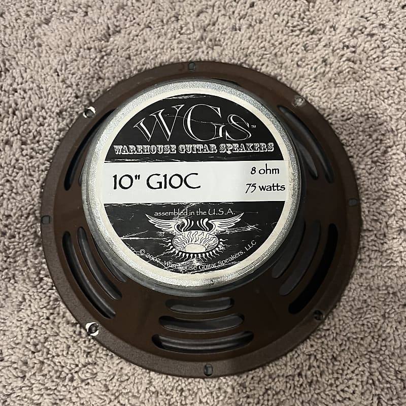 WGS Warehouse G10C 10" Speaker 8ohm 75 watt | Reverb
