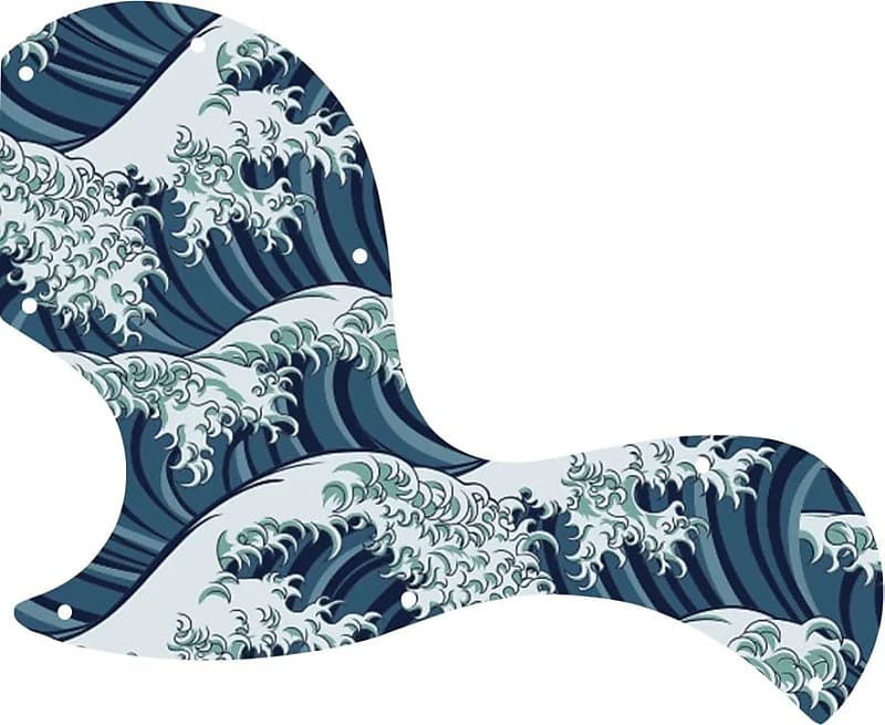 WD Custom Pickguard For Left Hand Gibson SG Junior #GT02 | Reverb