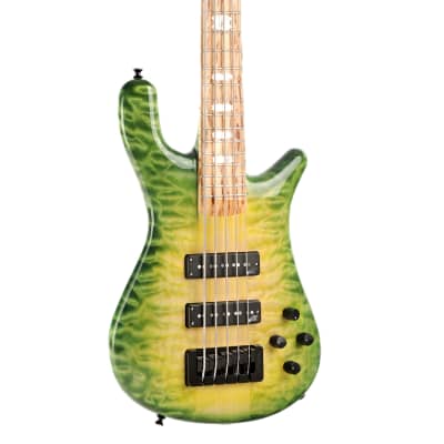 Spector USA Custom NS-5XL 5-String Bass Guitar - Alien Glow - | Reverb