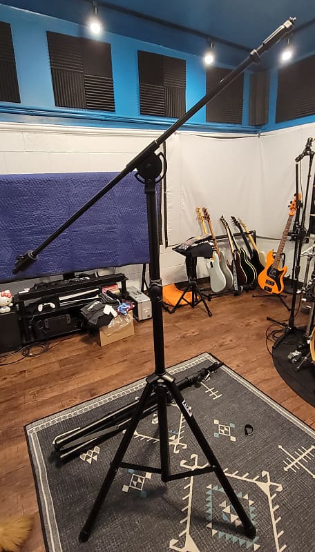 LyxPro SMT-1 Professional Microphone Stand Heavy Duty 93” | Reverb