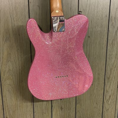 Firefly FFTL Tele style Electric Guitar - Pink Sparkle | Reverb