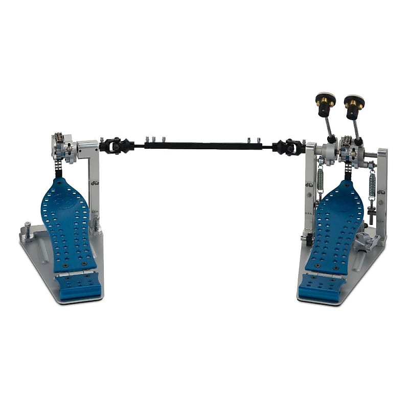 DW DWCPMCD2BL MFG Series Chain Double Bass Drum Pedal Blue | Reverb