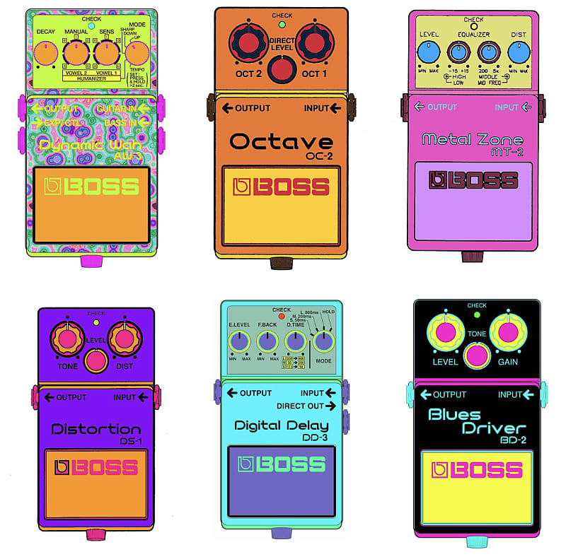 Boss Customized Color Prints | Reverb