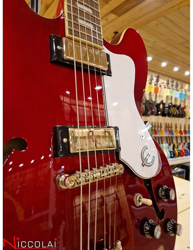 Epiphone Riviera Sparkling Burgundy | Reverb